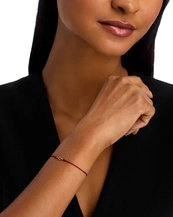 Zoe Chicco 14k Yellow Gold Cord Slider Bracelet