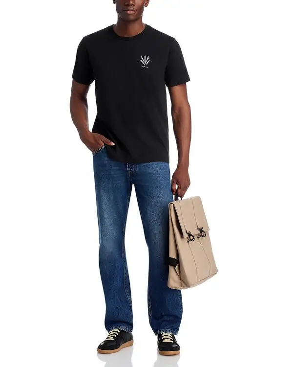 Rag & Bone Short Sleeve Dagger Tee - Black