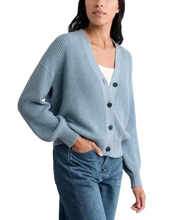 SEASALT CORNWALL Winding Creek Cardigan - Blue Fog