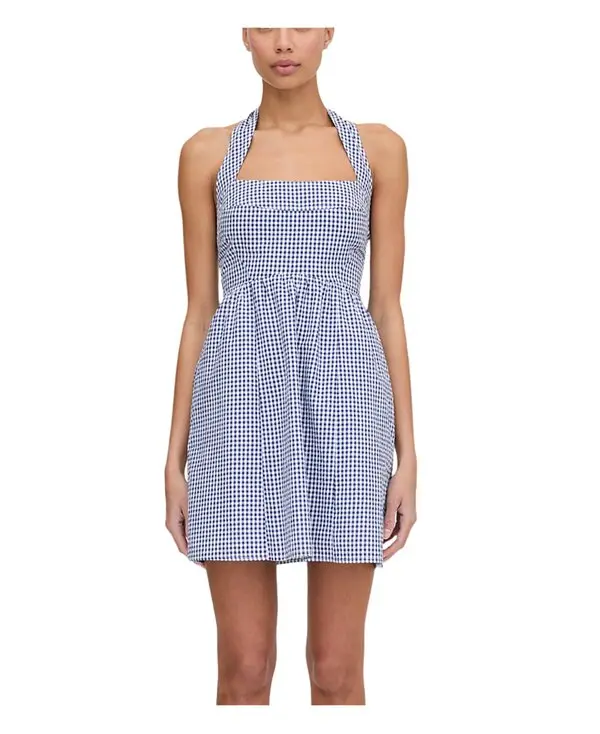puffed sleeve mini dress Emma Open Back Puff Sleeve Mini Dress • American Threads Boutique Black / XS