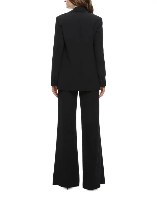 Alice + Olivia Denny Notch Collar Boyfriend Blazer - Black