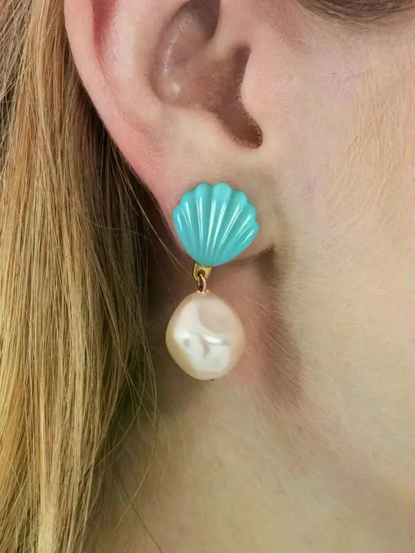 JENNIFER BEHR Nori Drop Earrings - Blue
