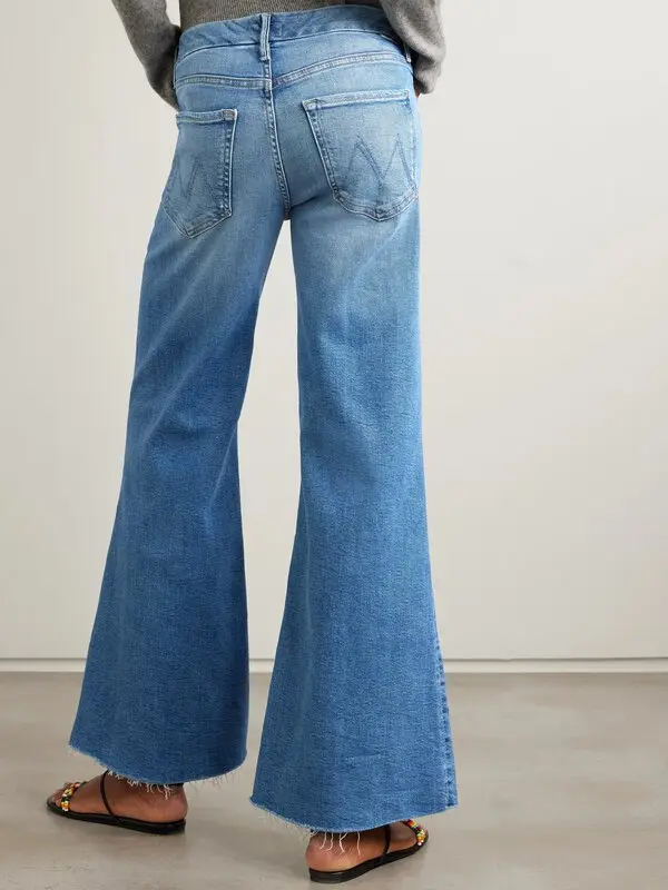 MOTHER The Roller Mid-rise Wide-leg Jeans