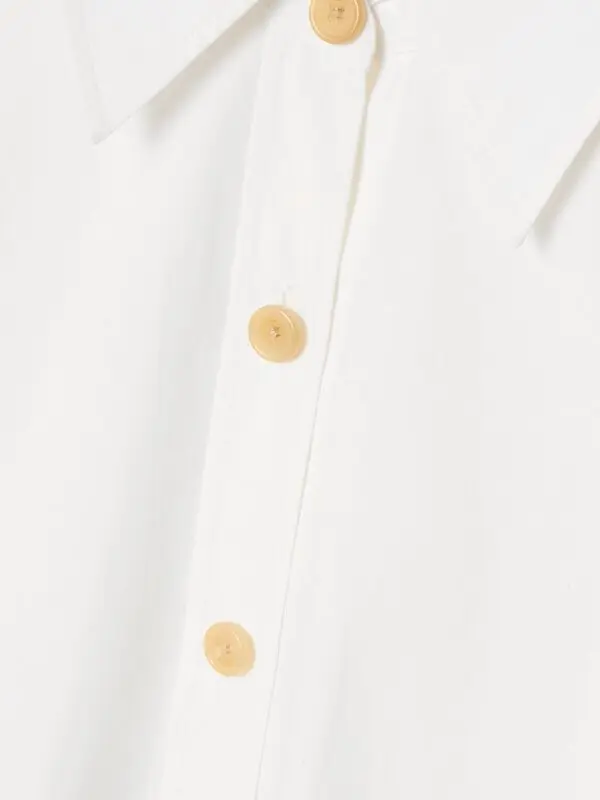 Khaite Herschel Oversized Cotton-poplin Shirt - White