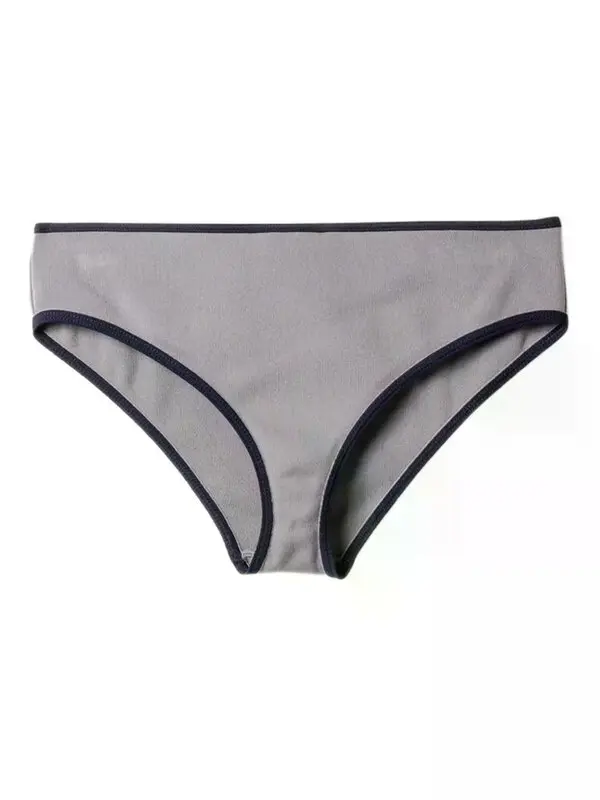 Miu Miu Two-tone Bikini Bottom - Grey