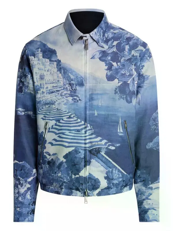 Ralph Lauren Graphic-print Jacket - Blue