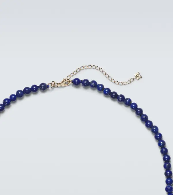 Mateo 14kt Yellow Gold Necklace With Lapis Lazuli