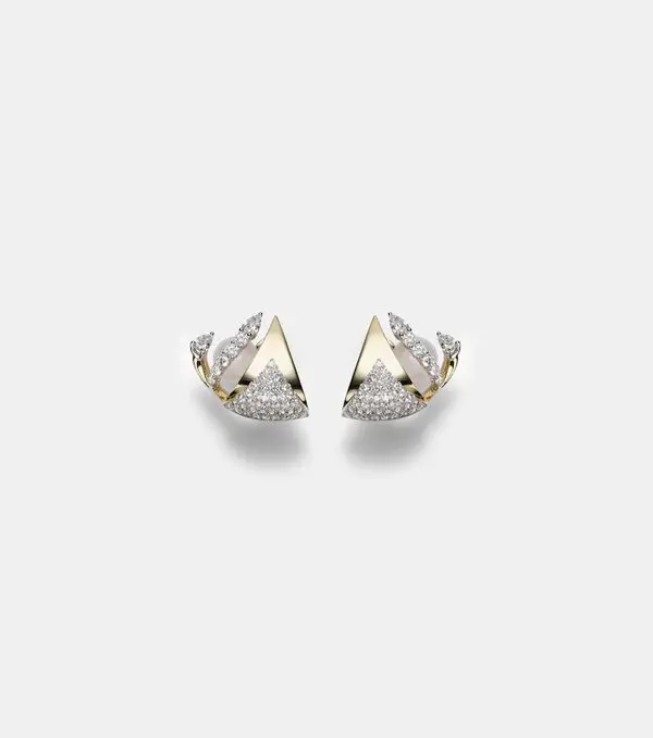 Yeprem En Strada 18kt Yellow Diamond Earrings - Gold