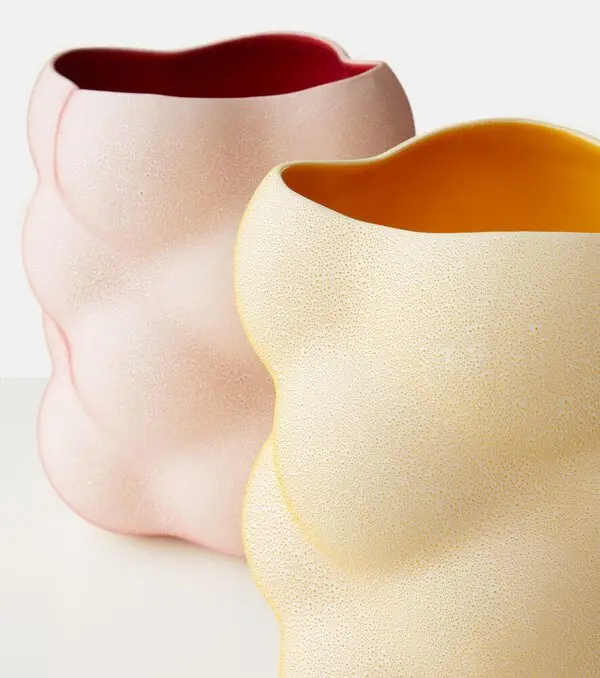 POLSPOTTEN Grape Small Ceramic Vase - Orange