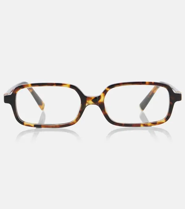 Miu Miu Rectangular Eyeglasses - Brown