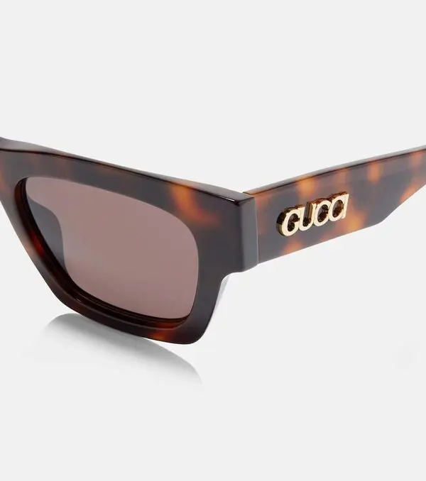 Gucci Lettering Square Sunglasses