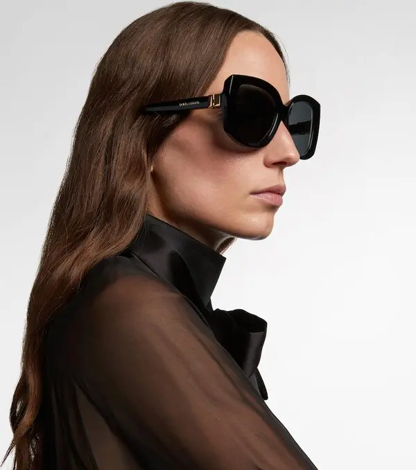 Dolce & Gabbana Dg Cat-eye Sunglasses - Black