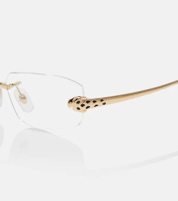 CARTIER Panthère De Rectangular Glasses