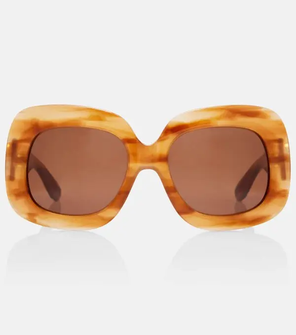 Valentino Garavani Vlogo Square Sunglasses - Brown