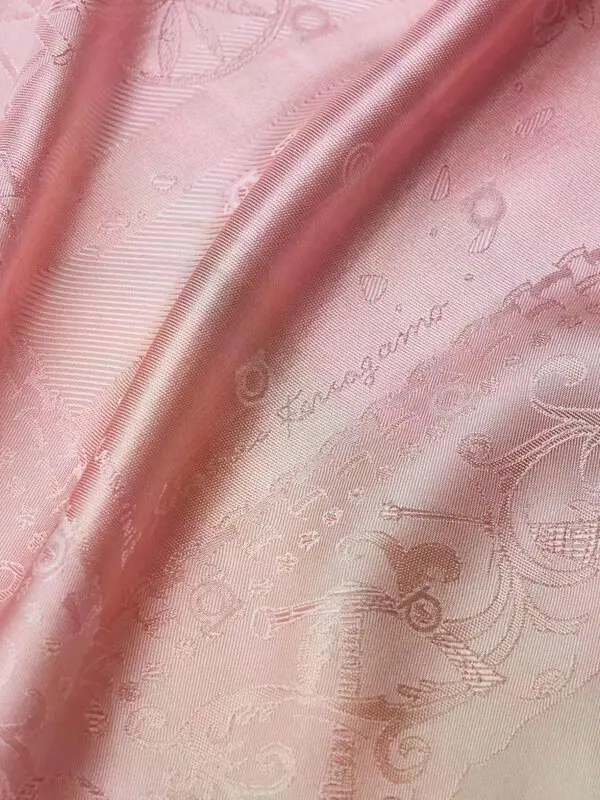 FERRAGAMO Silk Jacquard Scarf