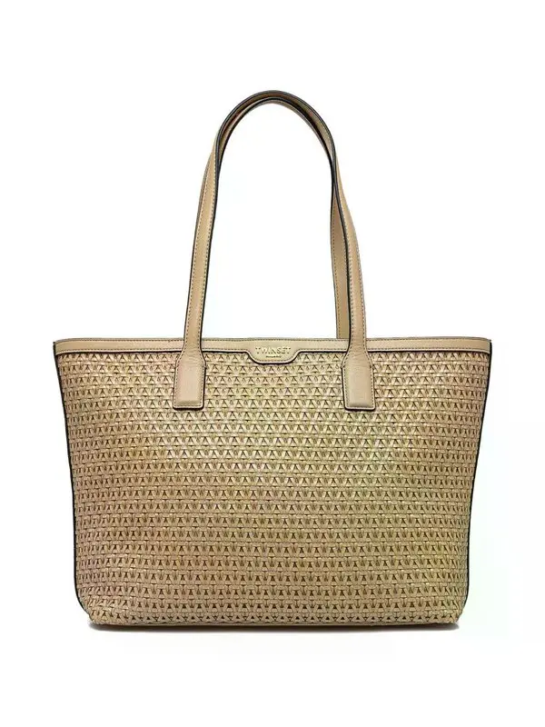 TWINSET Woven Tote Bag