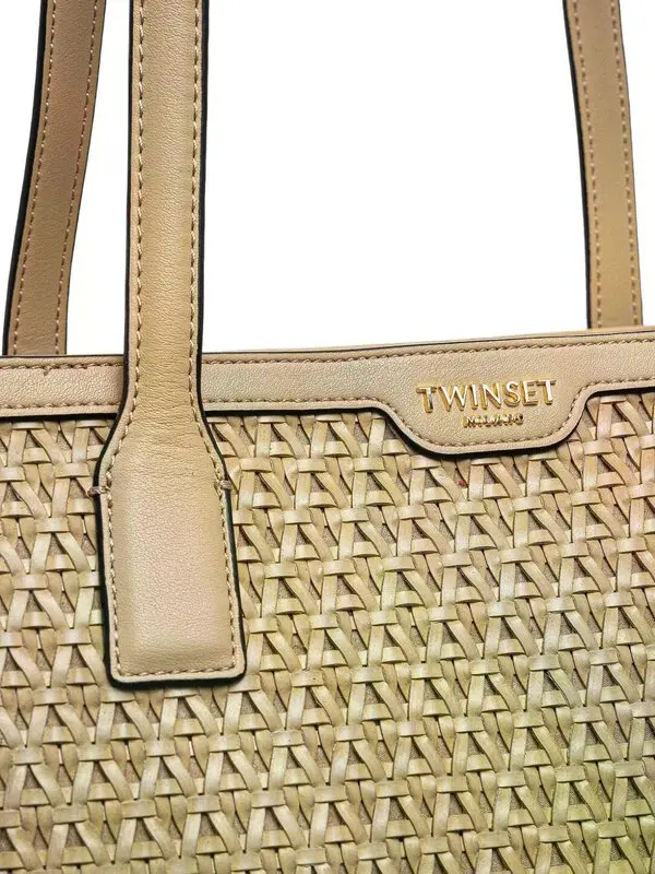 TWINSET Woven Tote Bag
