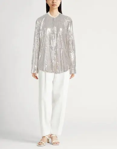 ALYSI Shirt With Appliqués And Sequins