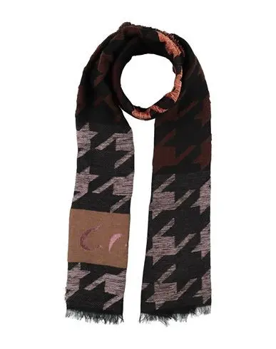MANILA GRACE Scarf Acrylic, Viscose, Synthetic Fibers, Wool, Mohair Wool - Brown