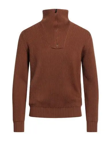 FILIPPO DE LAURENTIIS Merino Wool Turtleneck - Brown