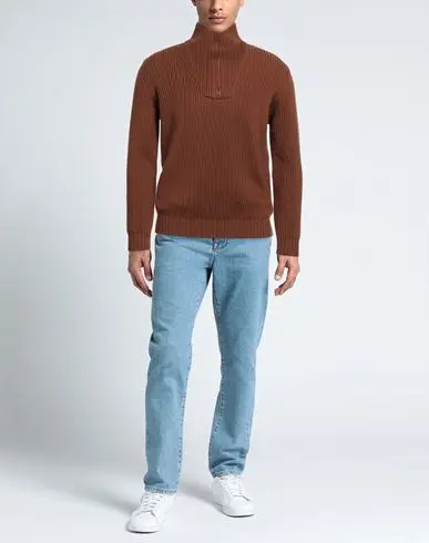 FILIPPO DE LAURENTIIS Merino Wool Turtleneck - Brown