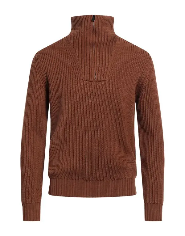 FILIPPO DE LAURENTIIS Merino Wool Turtleneck - Brown