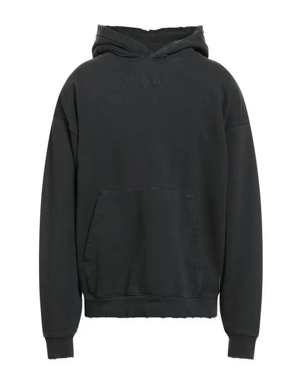 44 LABEL GROUP Cotton Fleece Hoodie - Grey