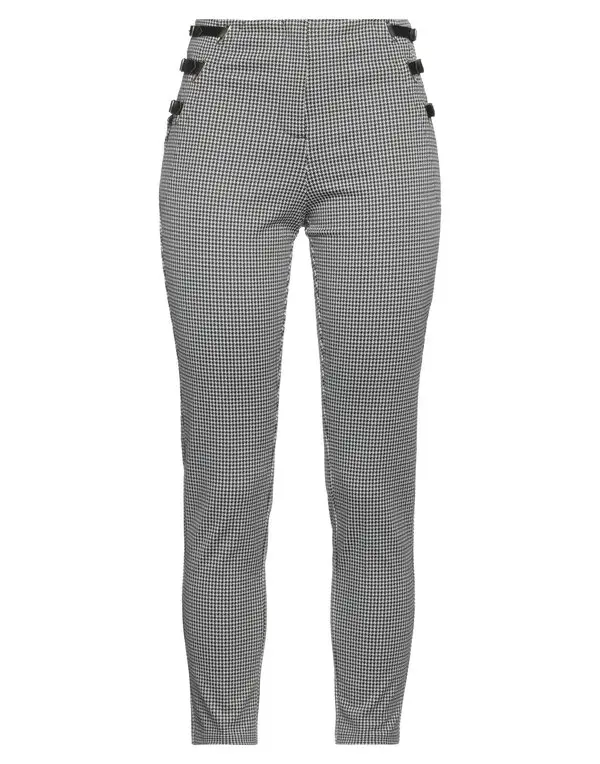 CRISTINAEFFE Houndstooth Straight-leg Pants With Strap Detailing