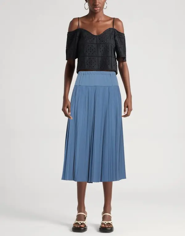 VICOLO Midi Pleated Skirt