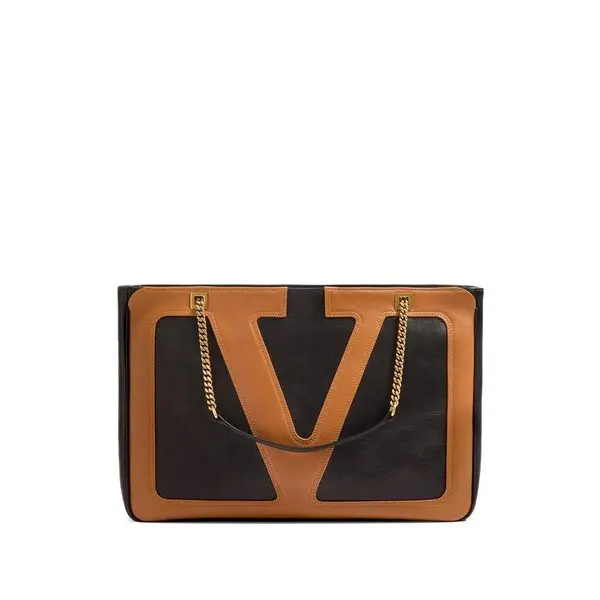 Valentino Garavani Vlogo Signature Tote Bag - Brown