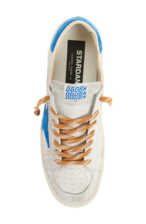 GOLDEN GOOSE Stardan Croc Embossed Sneakers