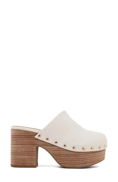 SHU SHOP Gigi Platform Clogs - Bone