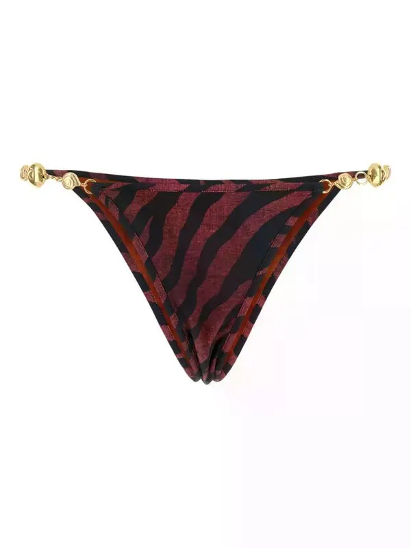 REINA OLGA Splash Bikini Bottoms - Brown