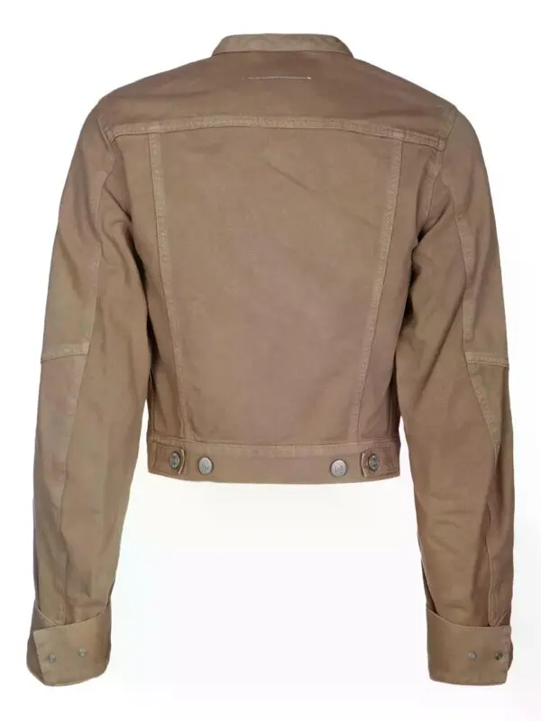 MAISON MARGIELA Cotton Denim Jacket - Neutrals