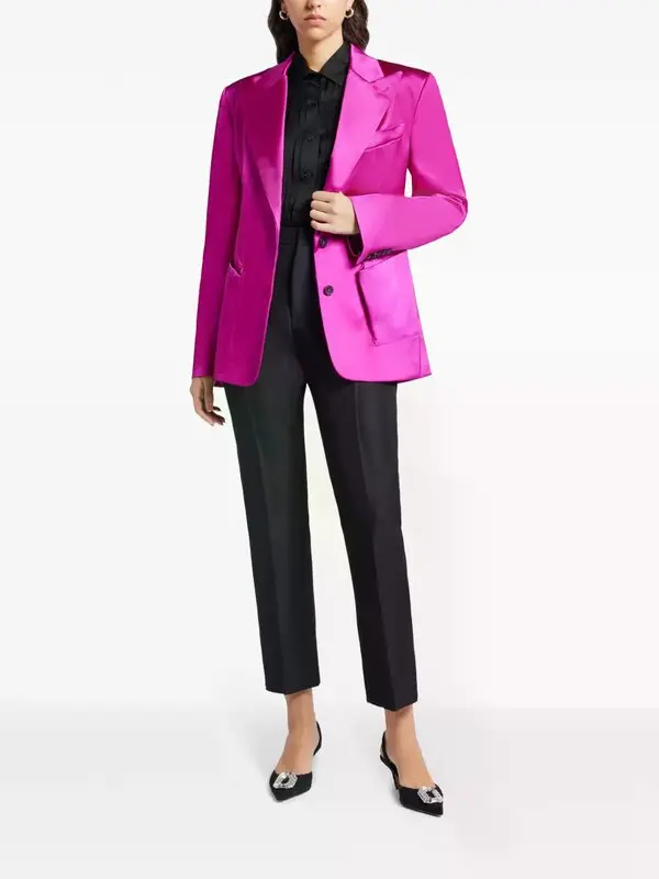 TOM FORD Single-breasted Satin Blazer