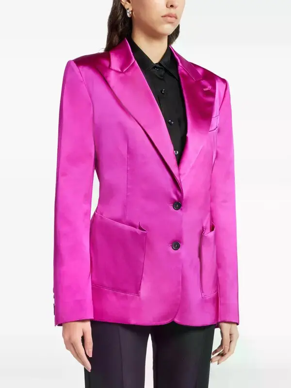 TOM FORD Single-breasted Satin Blazer