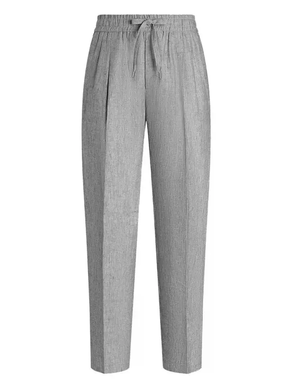 Dolce & Gabbana Drawstring Pleated Trousers - Grey