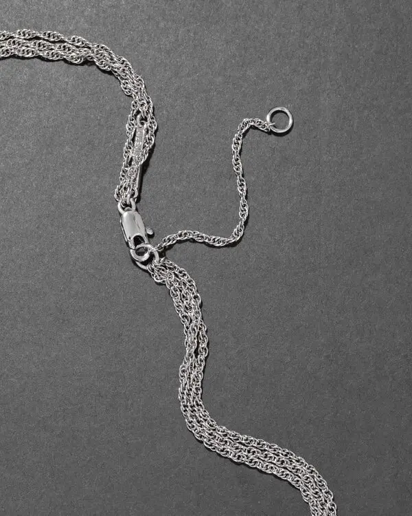 Alexis Bittar Layered Molten Crystal Station Necklace
