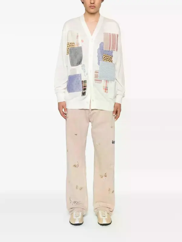 Junya Watanabe Linen Patchwork Cardigan