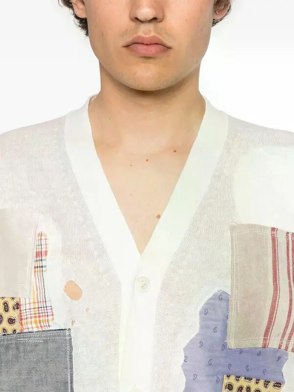 Junya Watanabe Linen Patchwork Cardigan