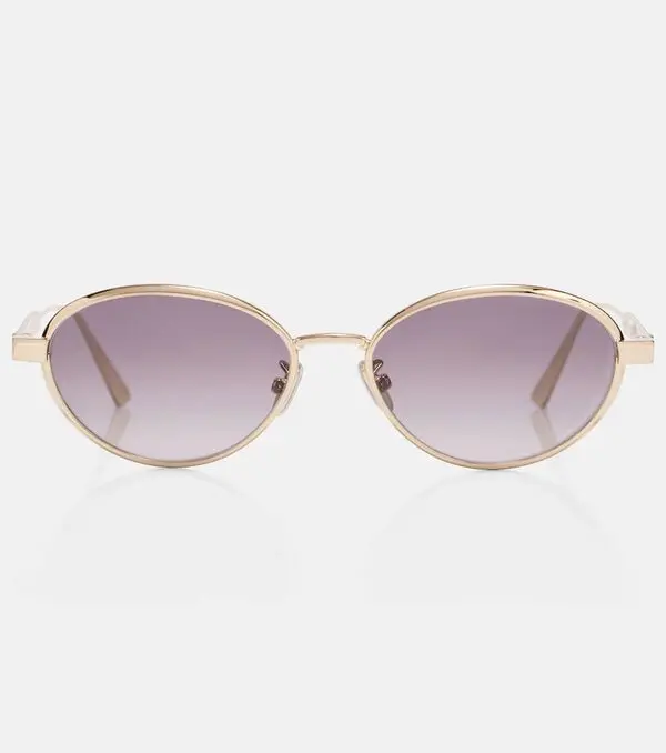 Dior Diorcannage R1u Oval Sunglasses - Gold
