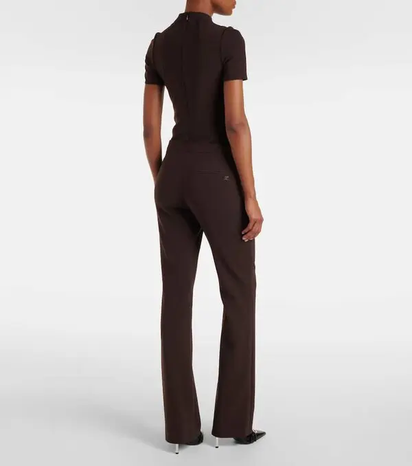 COURREGES High-rise Flared Trousers