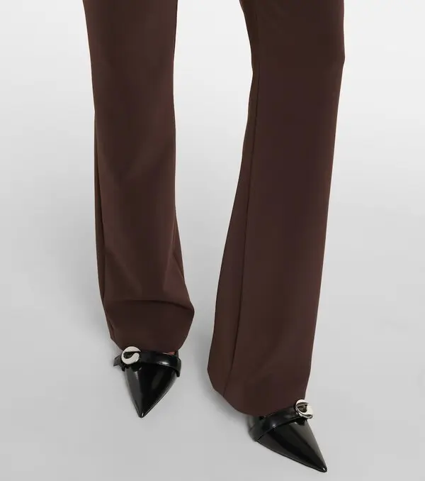 COURREGES High-rise Flared Trousers