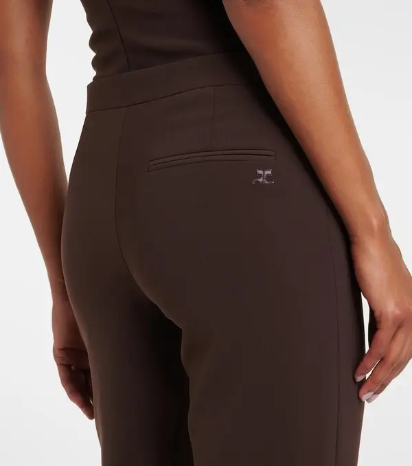 COURREGES High-rise Flared Trousers
