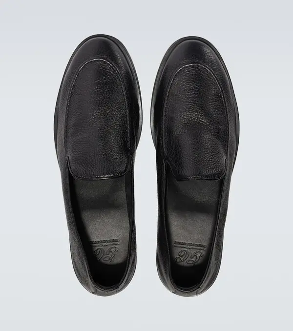 George Cleverley Cornwall Loafers - Black