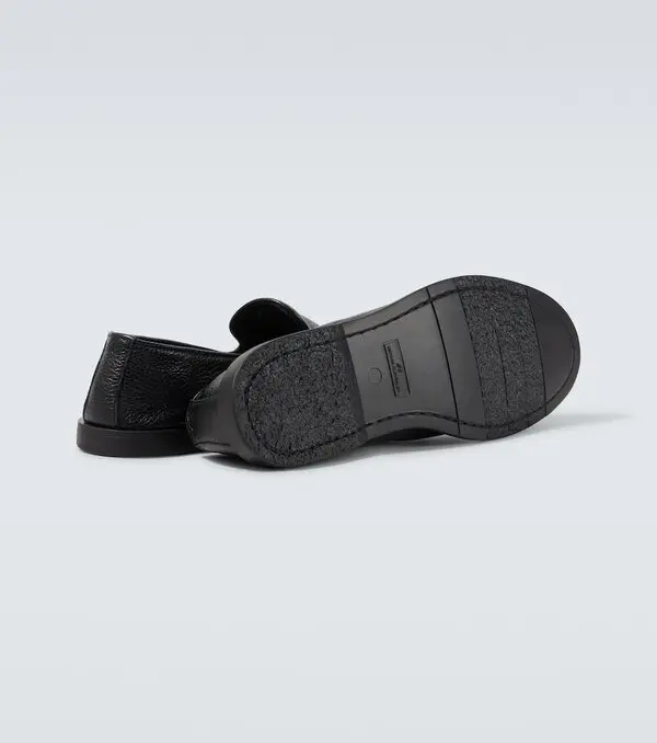 George Cleverley Cornwall Loafers - Black