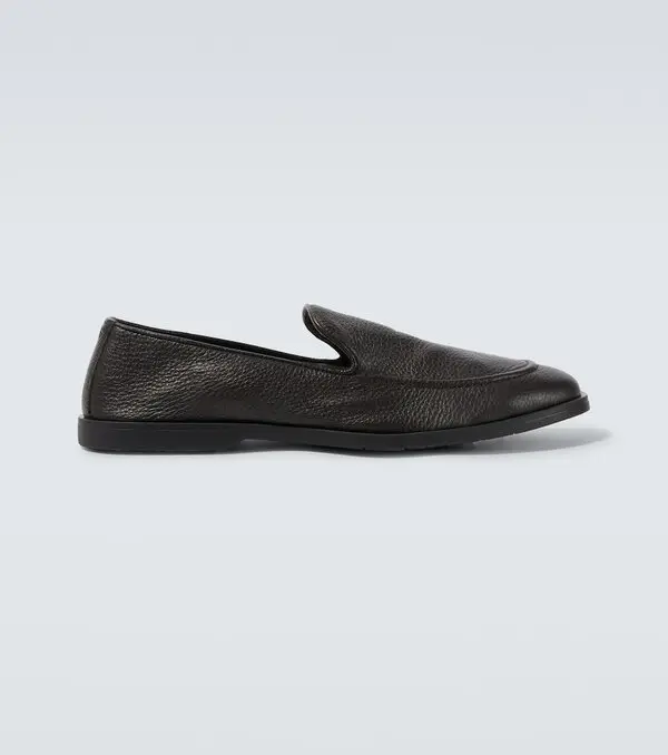 George Cleverley Cornwall Leather Loafers - Brown