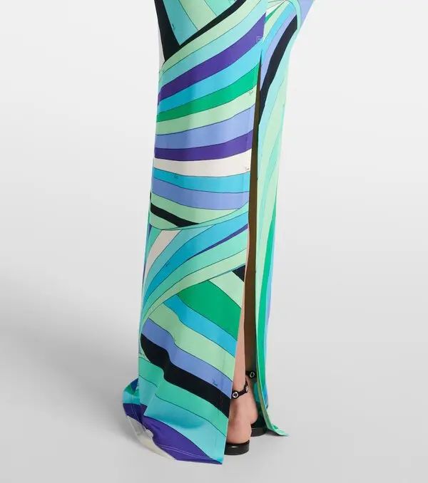 Emilio Pucci Iride Open-back Maxi Dress