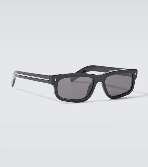 Prada Rectangle Sunglasses - Black