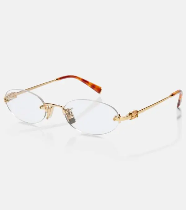Miu Miu Oval Eyeglasses